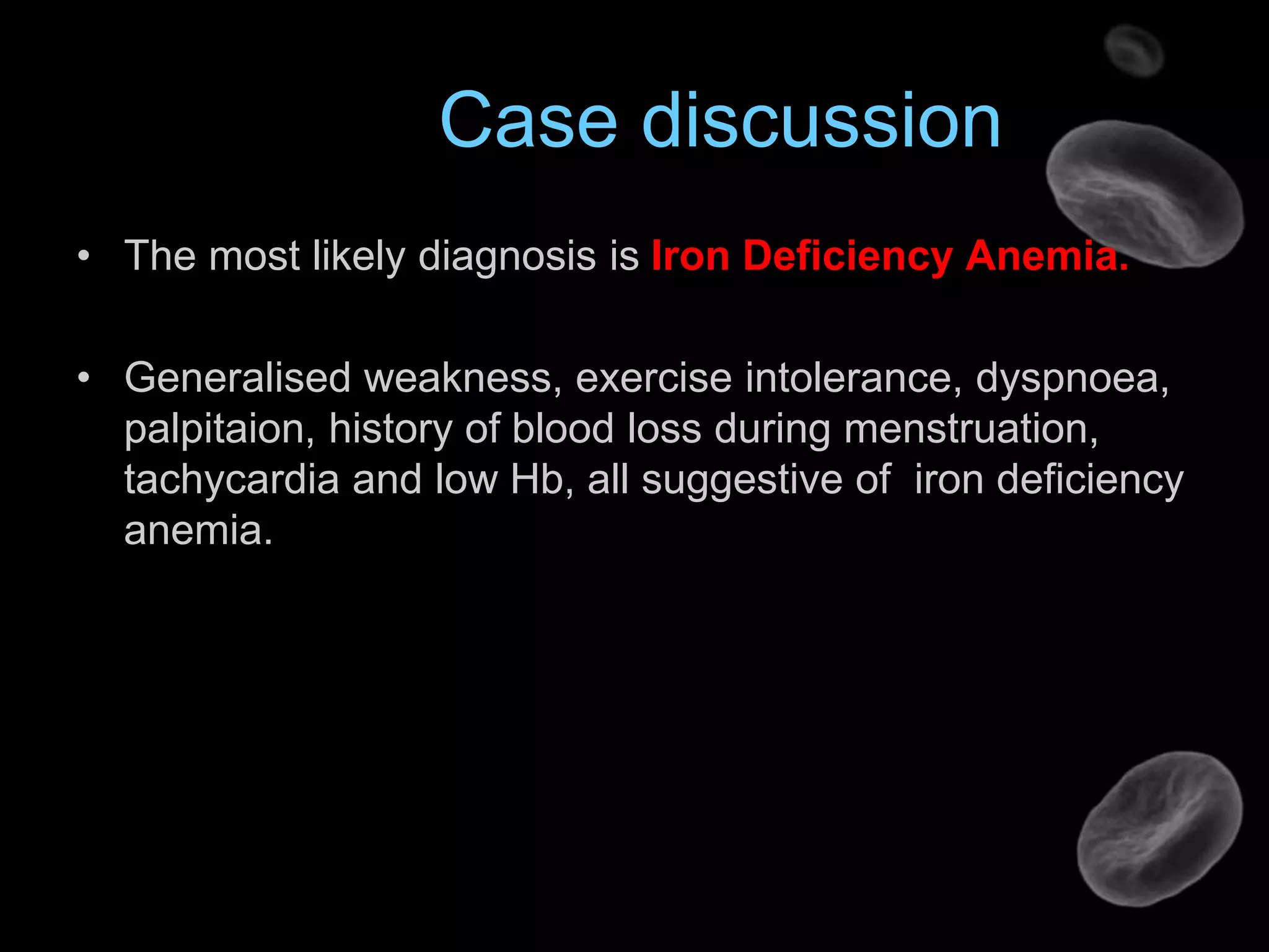IRON DEFICIENCY ANAEMIA | PPT