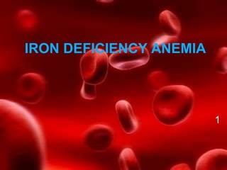 Iron Deficiency Anemia Slide