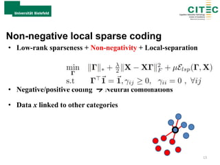Non-Negative Local Sparse Coding for Subspace Clustering | PPTX