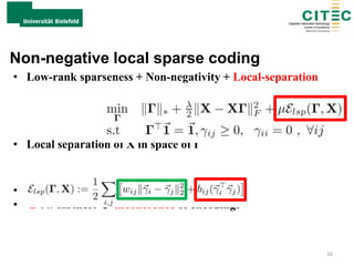 Non-Negative Local Sparse Coding for Subspace Clustering | PPTX