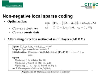 Non-Negative Local Sparse Coding for Subspace Clustering | PPTX