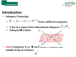 Non-Negative Local Sparse Coding for Subspace Clustering | PPTX