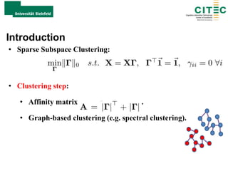 Non-Negative Local Sparse Coding for Subspace Clustering | PPTX