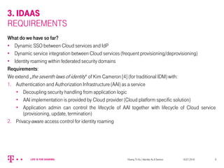 Identity as a Service: a missing gap for moving enterprise applications in Inter-Cloud | PDF ...