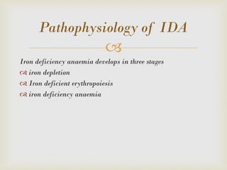 Iron deficiency anemia | PDF