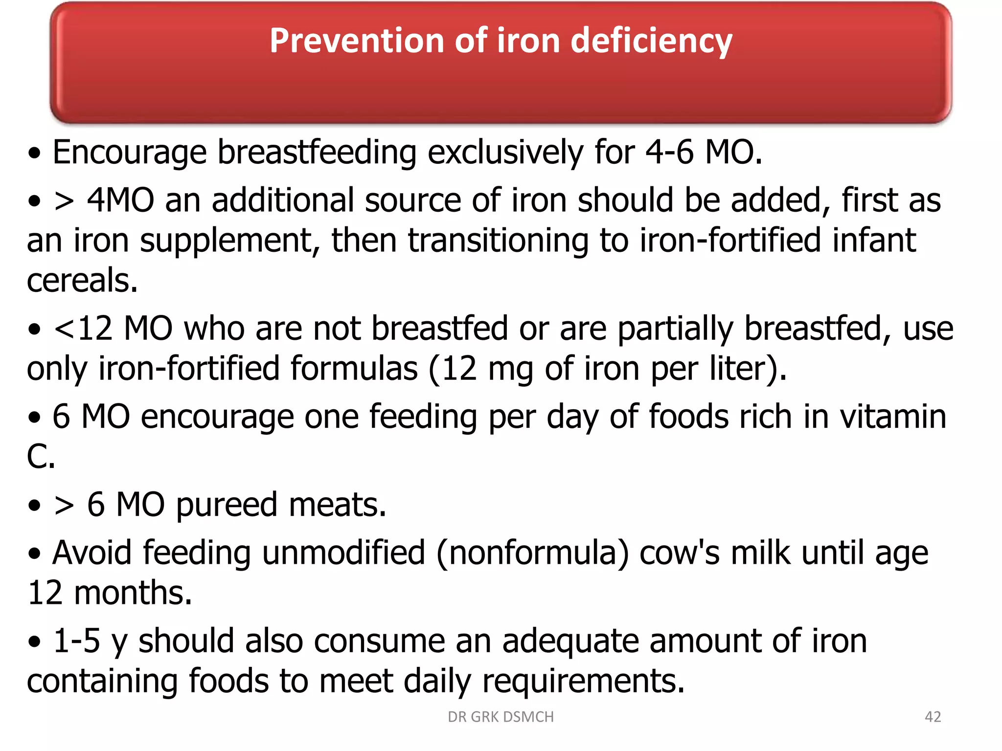 Iron Deficiency Anemia DR G.Rajkumar | PPTX