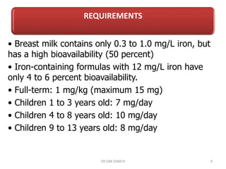 Iron Deficiency Anemia DR G.Rajkumar | PPTX