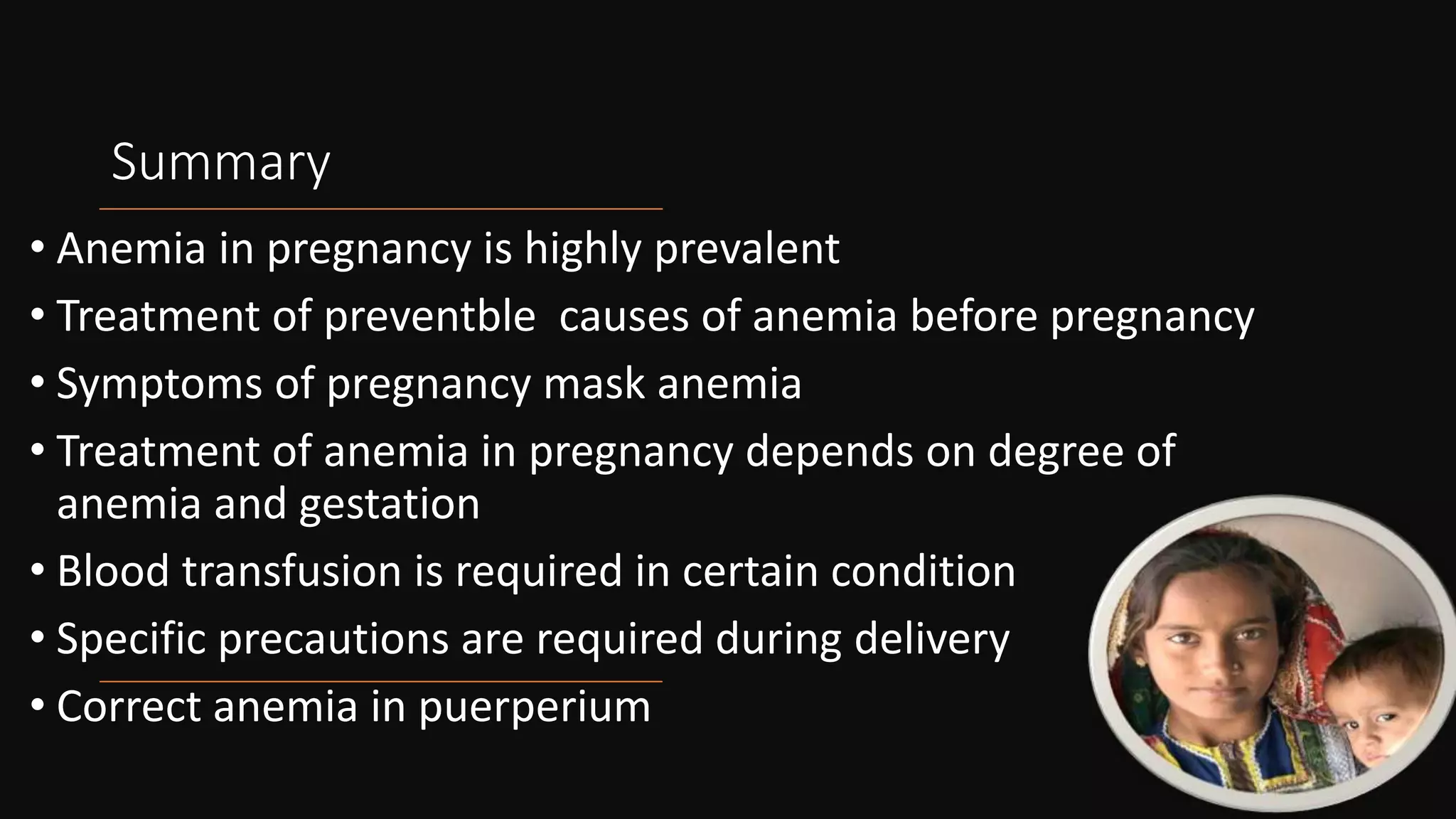 Iron deficiency anemia in pregnancy | PPTX