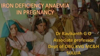Iron deficiency anemia in pregnancy | PPTX