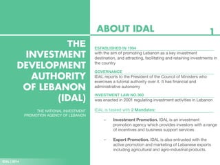 IDAL 2014 company profile | PPT
