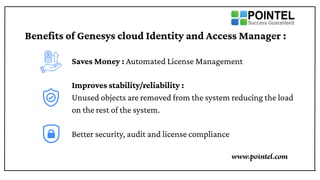Benefits of Genesys Cloud Identity and Access Manager | PDF