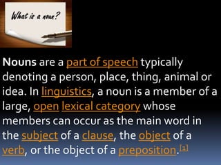 noun and its types | PPT