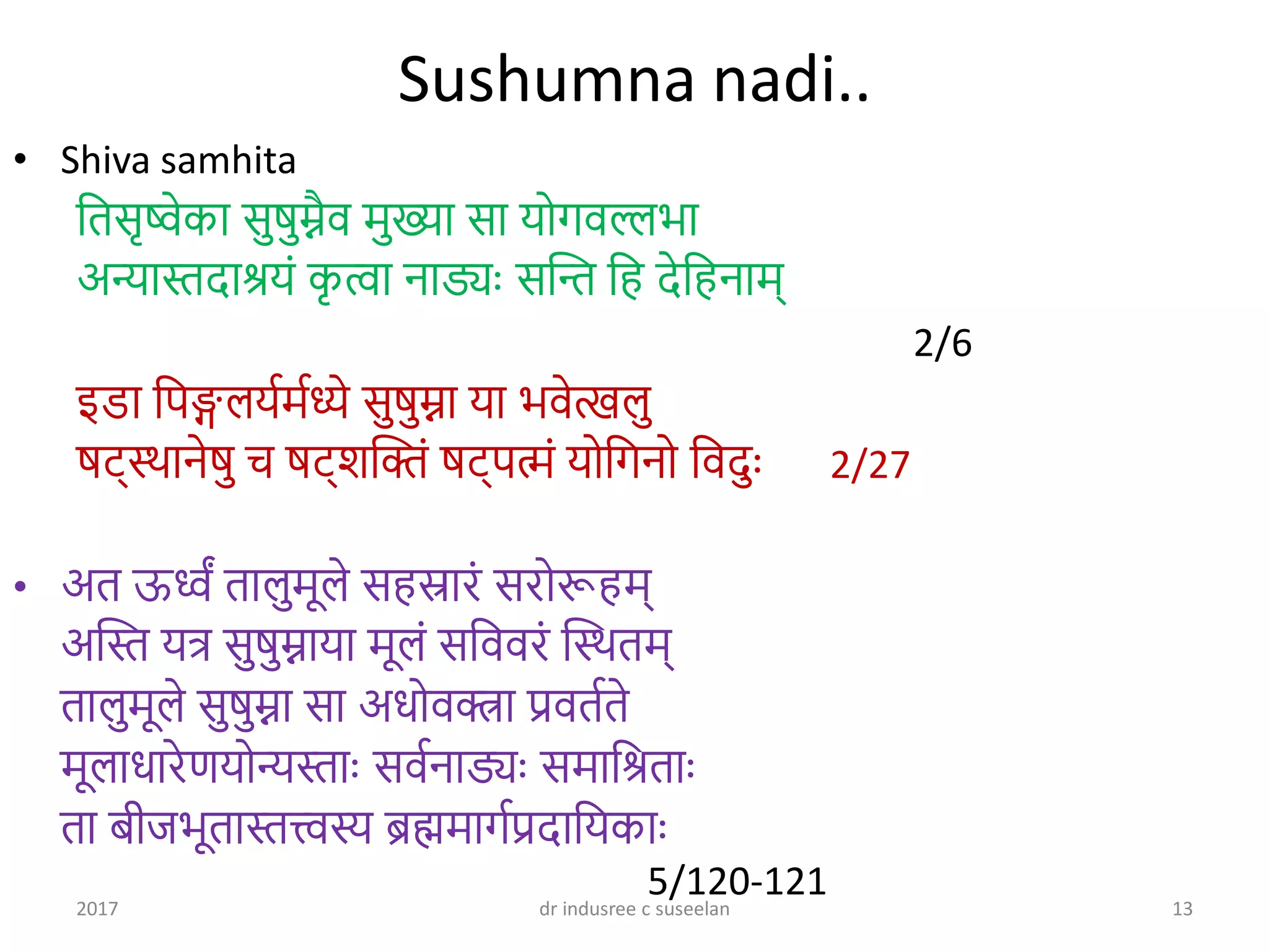 Ida pingala sushumna nadi | PDF