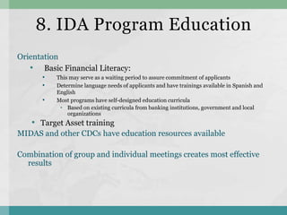 IDA Project Presentation 2010 | PPTX | Financial Assistance | Personal ...
