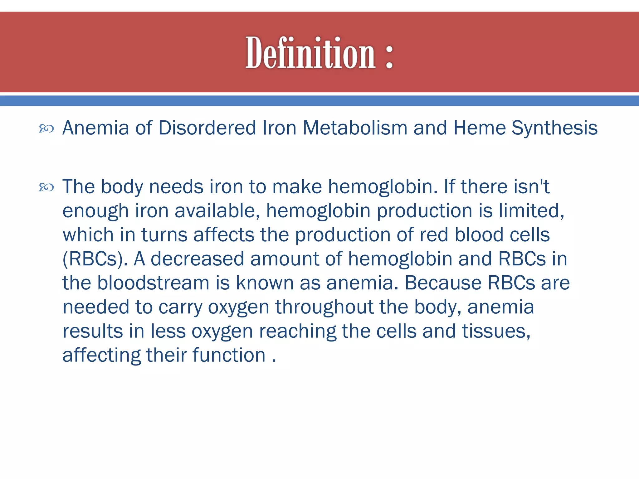Iron deficiency anemia | PPT