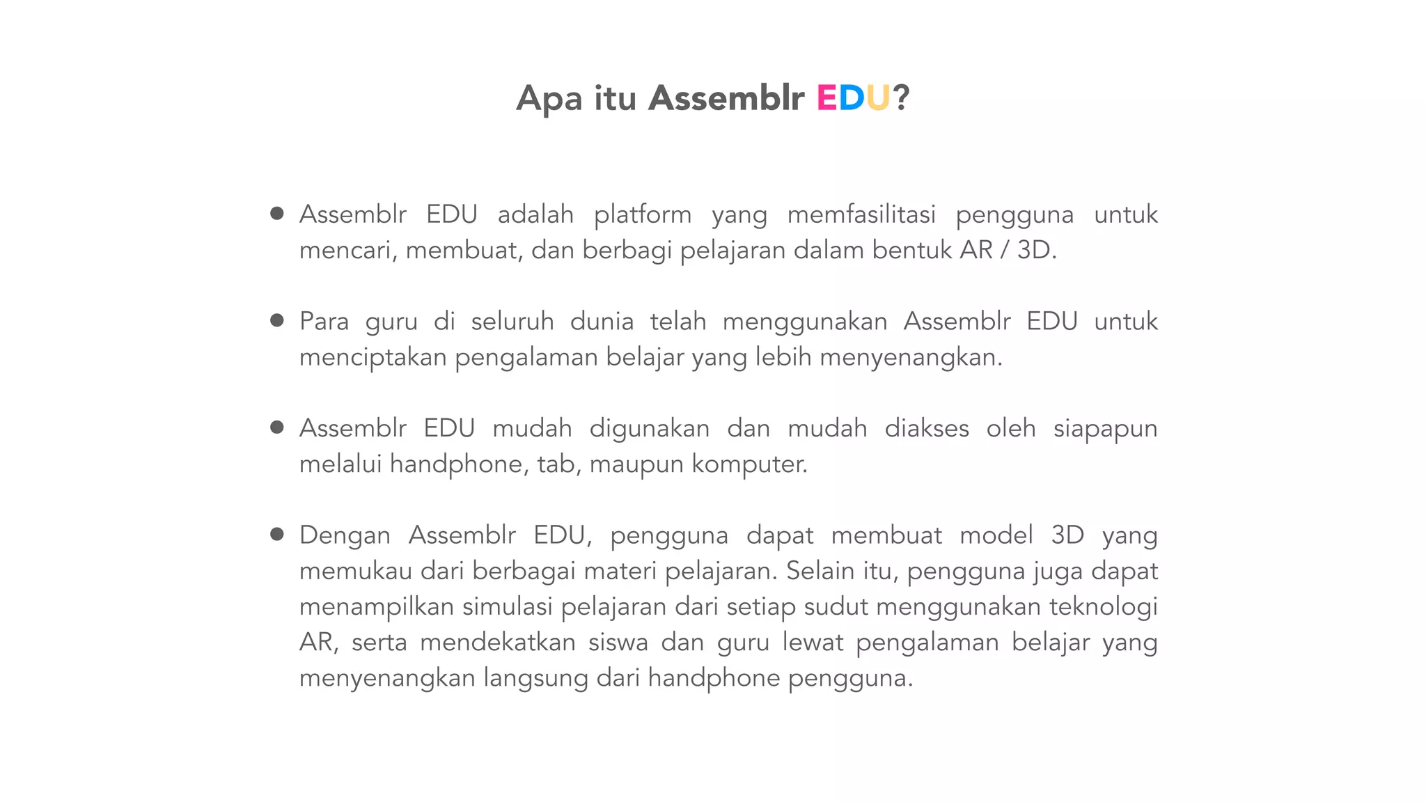 AR Assemblr edu | PDF