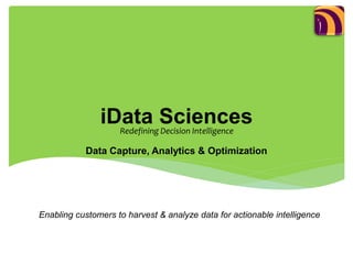 iData Sciences Product Overview | PPT
