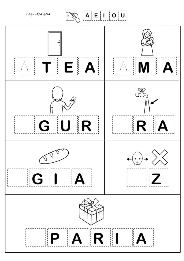 Idatzi hasieran bokalak larria | PDF