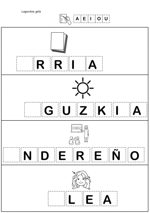 Idatzi hasieran bokalak larria | PDF