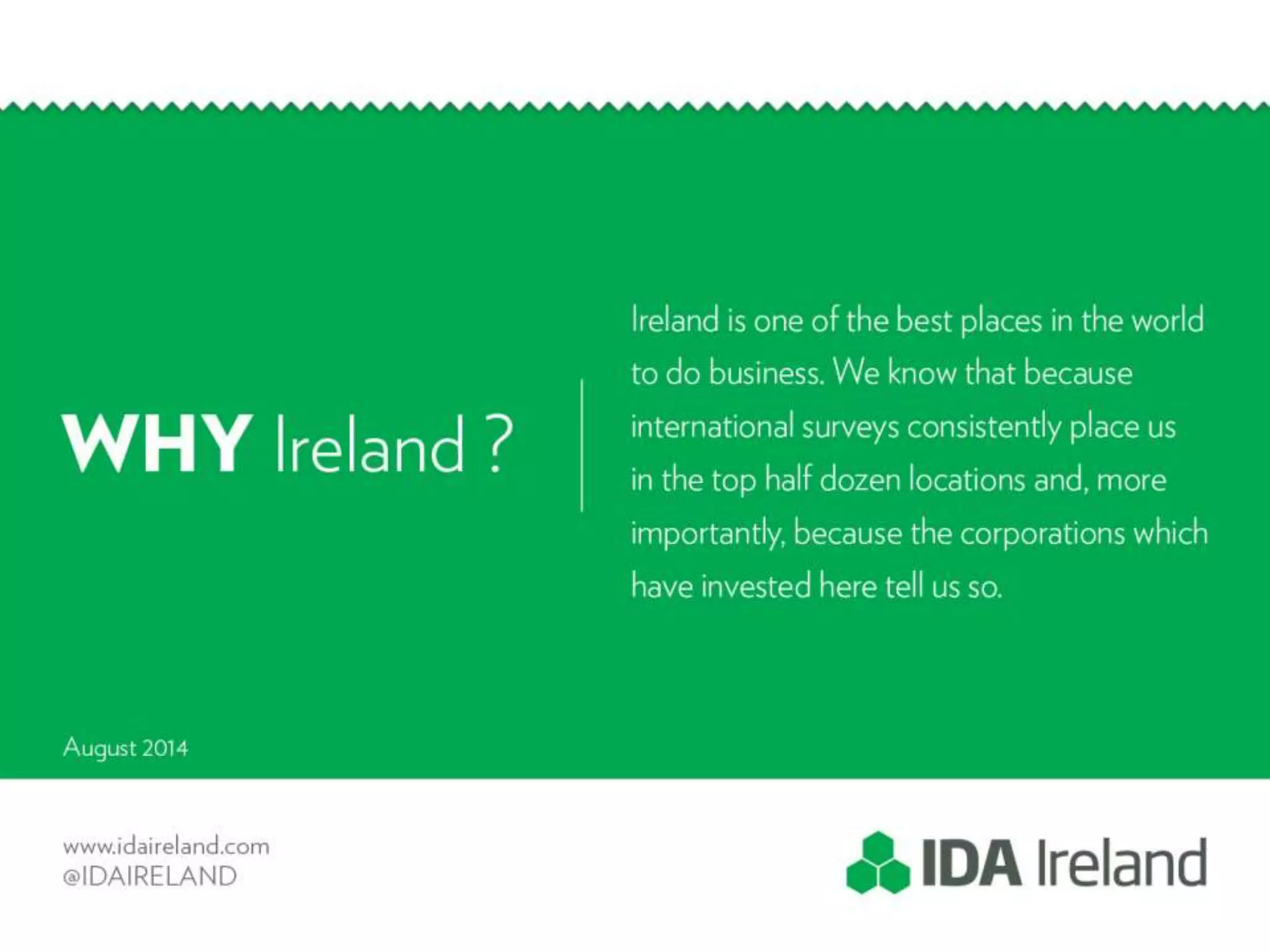 Factors which have contributed to Ireland’s success in attracting FDI ...