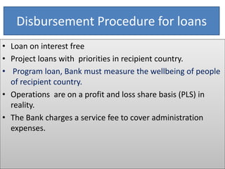 Islamic Development Bank(IDB) | PPTX | Business Banking & Finance ...