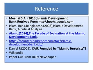Islamic Development Bank(IDB) | PPTX