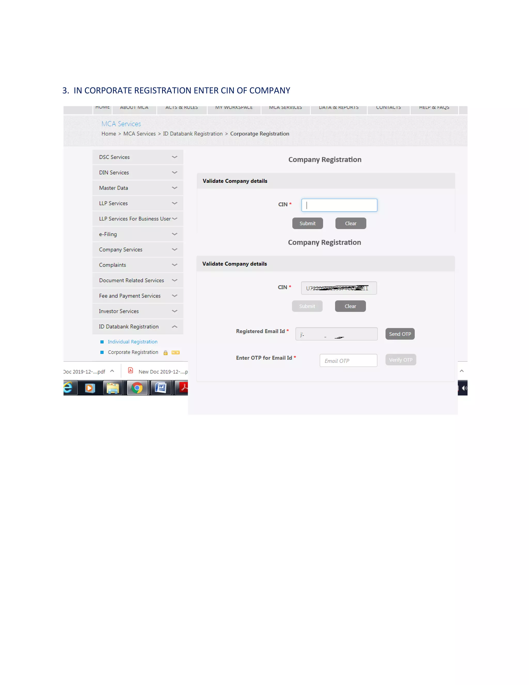 ID Bank Registration Process | PDF