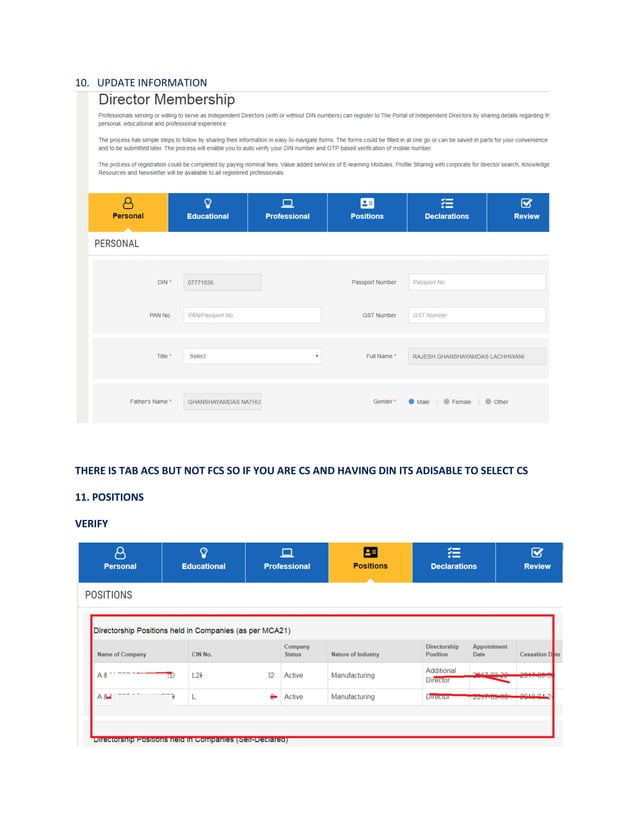 ID Bank Registration Process | PDF
