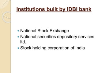 Industrial Development Bank Of India | PPTX
