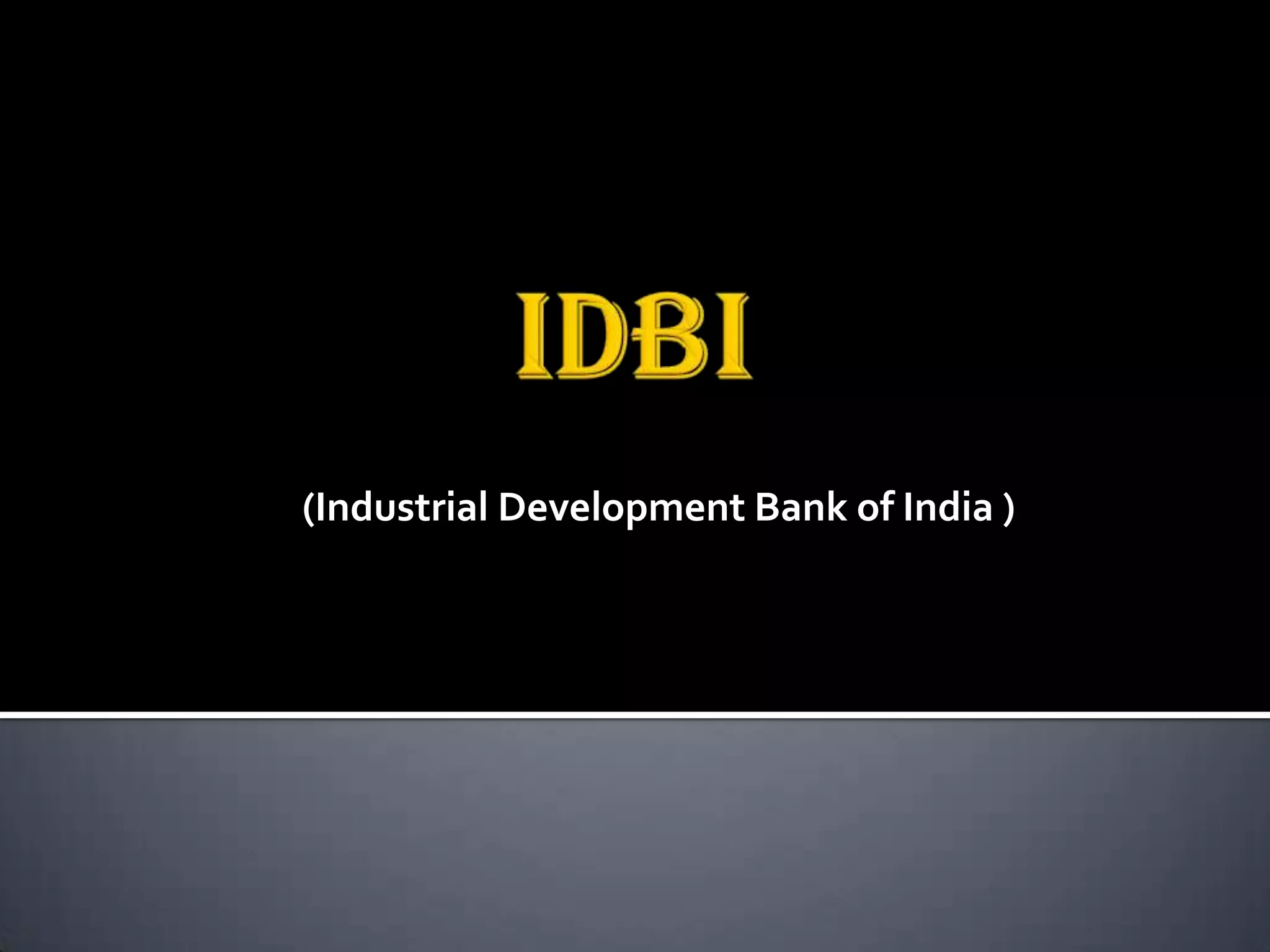IDBI | PPT