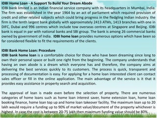 Idbi home loan | PPT