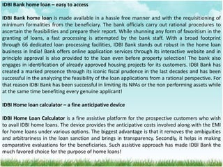 Idbi home loan | PPTX