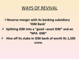 Idbi, then and now | PPT