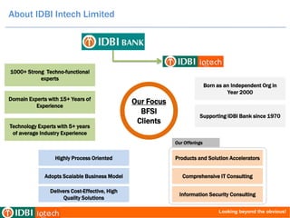 IDBI Intech Limited | PDF