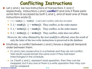 Introduction to database-Transaction Concurrency and Recovery | PDF