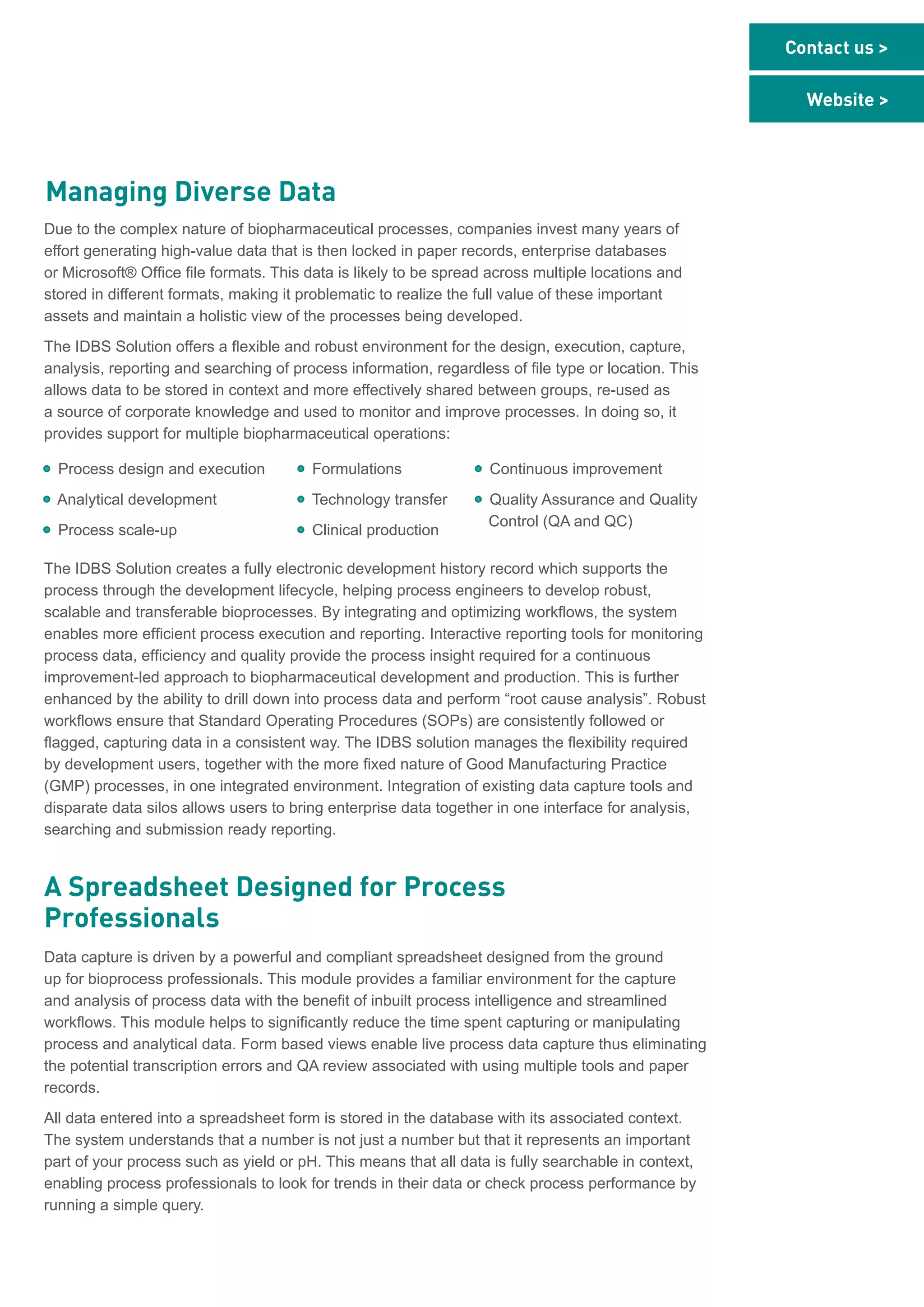 Idbs Bioprocess Execution System | PDF