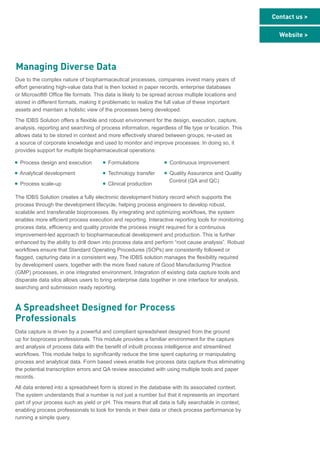 Idbs Bioprocess Execution System | PDF