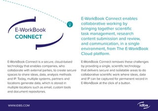 IDBS E-WorkBook Cloud Platform | PDF