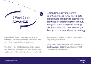 IDBS E-WorkBook Cloud Platform | PDF