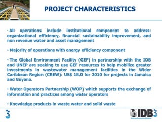 IDB - Financing Opportunities for Water and Sanitation in the Caribbean ...