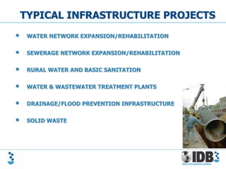 IDB - Financing Opportunities for Water and Sanitation in the Caribbean ...