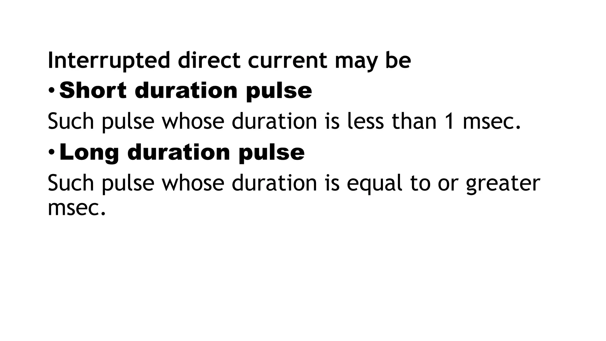 Interrupted direct current | PPTX