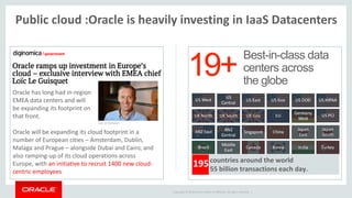 IDC datacenter of the future : Oracle point of view | PPT