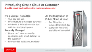 IDC datacenter of the future : Oracle point of view | PPT