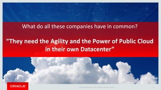 IDC datacenter of the future : Oracle point of view | PPT