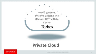 IDC datacenter of the future : Oracle point of view | PPT