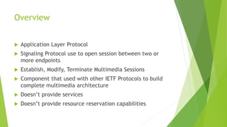 Session initiation protocol SIP | PPT