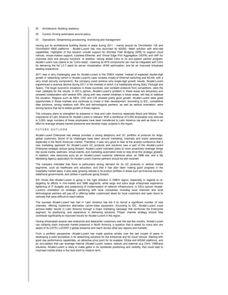 IDC View - Alcatel-Lucent builds on it's enterprise momentum | PDF | Cloud Computing | Internet