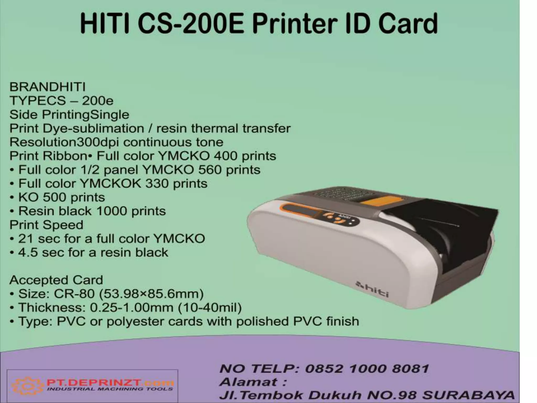 Mesin Printer ID Card | PPTX