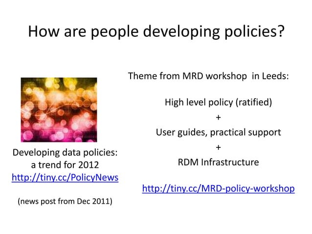 Policy and DMP | PPT